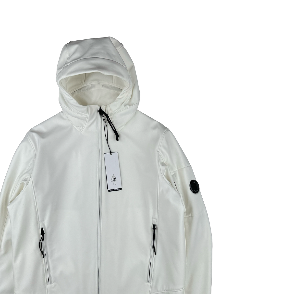 CP Company White Soft Shell Jacket - XL – Mat's Island