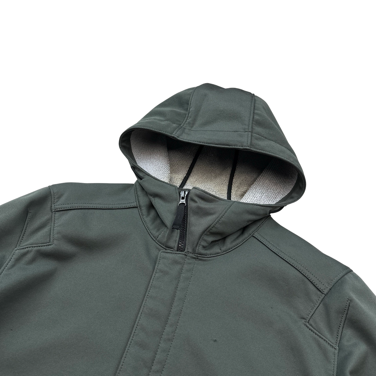 Stone Island Bottle Green Terry R Soft Shell Jacket - Large – Mat's Island