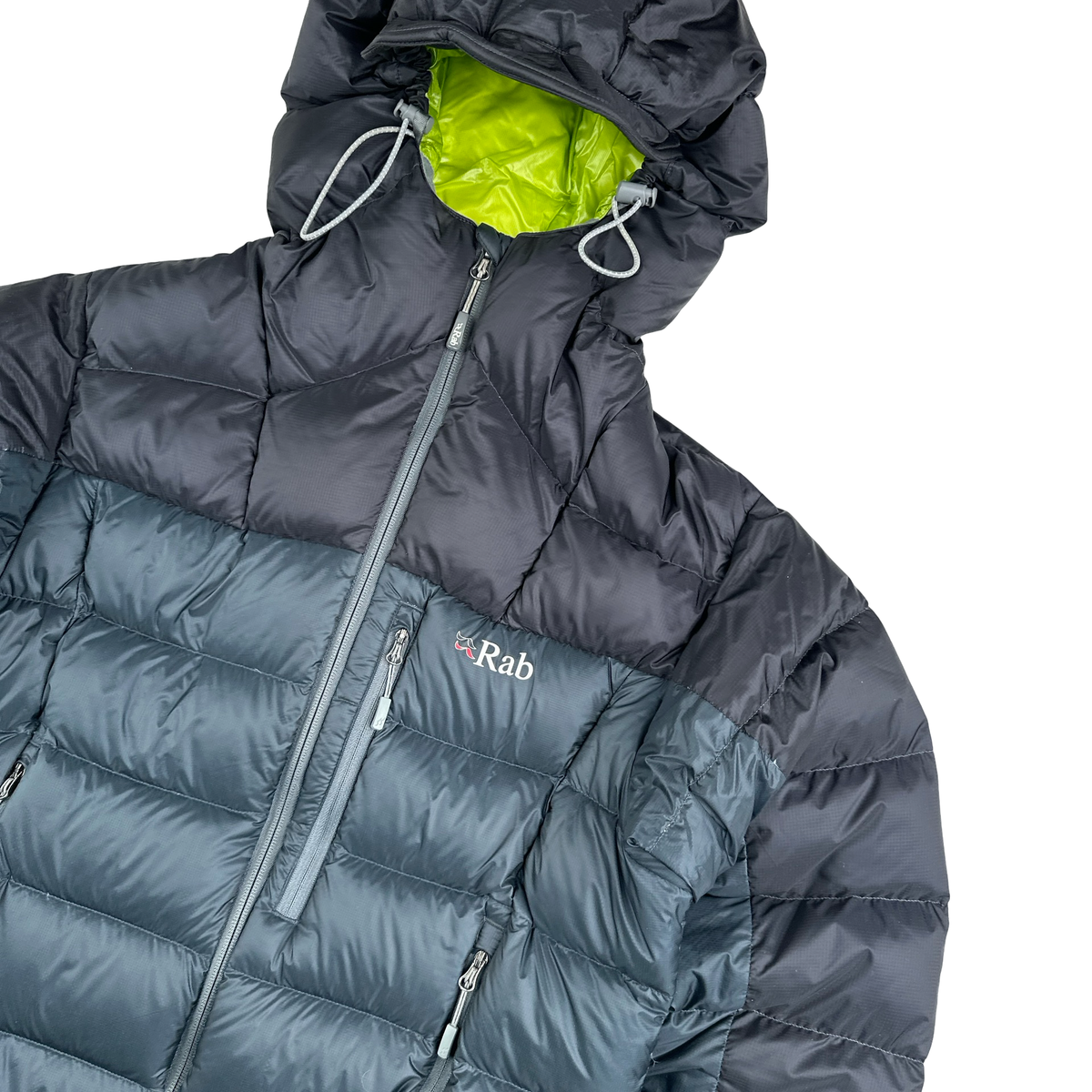 RAB Navy/Black Pertex Endurance Infinity Down Zipped Puffer Jacket - S ...