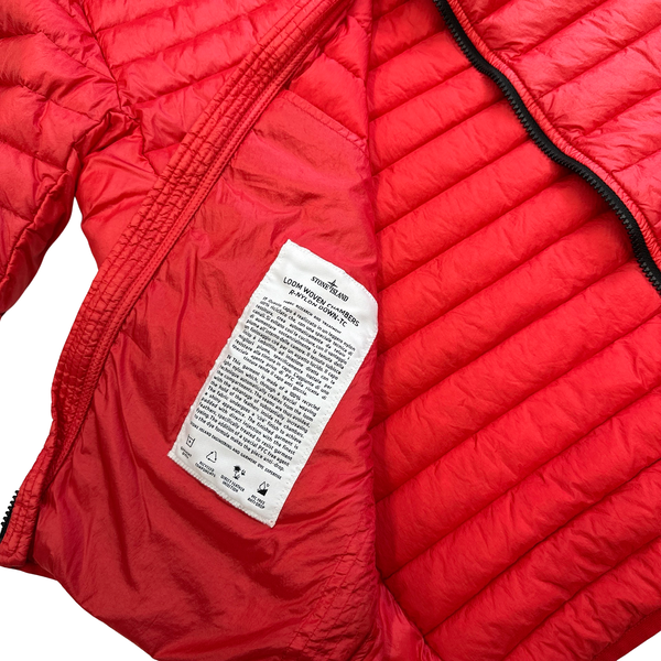 Stone Island Red Loom Woven R Nylon Down TC Puffer - XL – Mat's Island