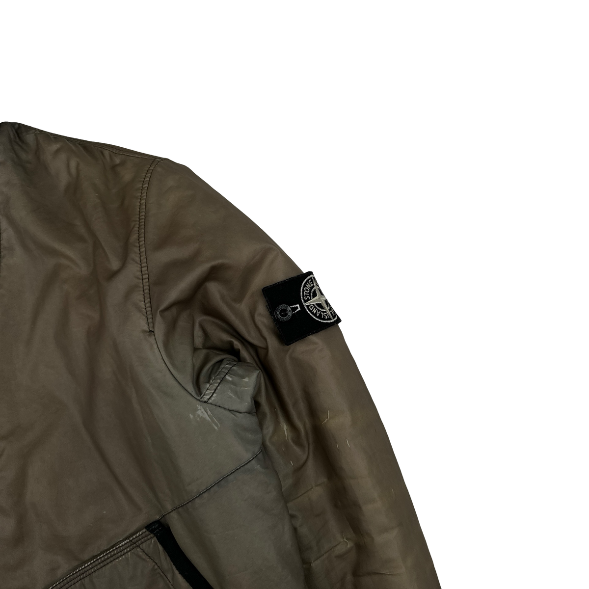 Stone Island 2012 Brown Thermo Reflective Padded Jacket - Large – Mat's ...