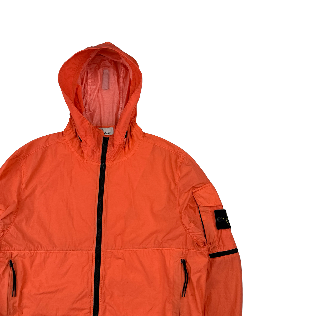 Stone Island 2022 Coral Naslan Light Watro TC Hooded Jacket - Medium ...