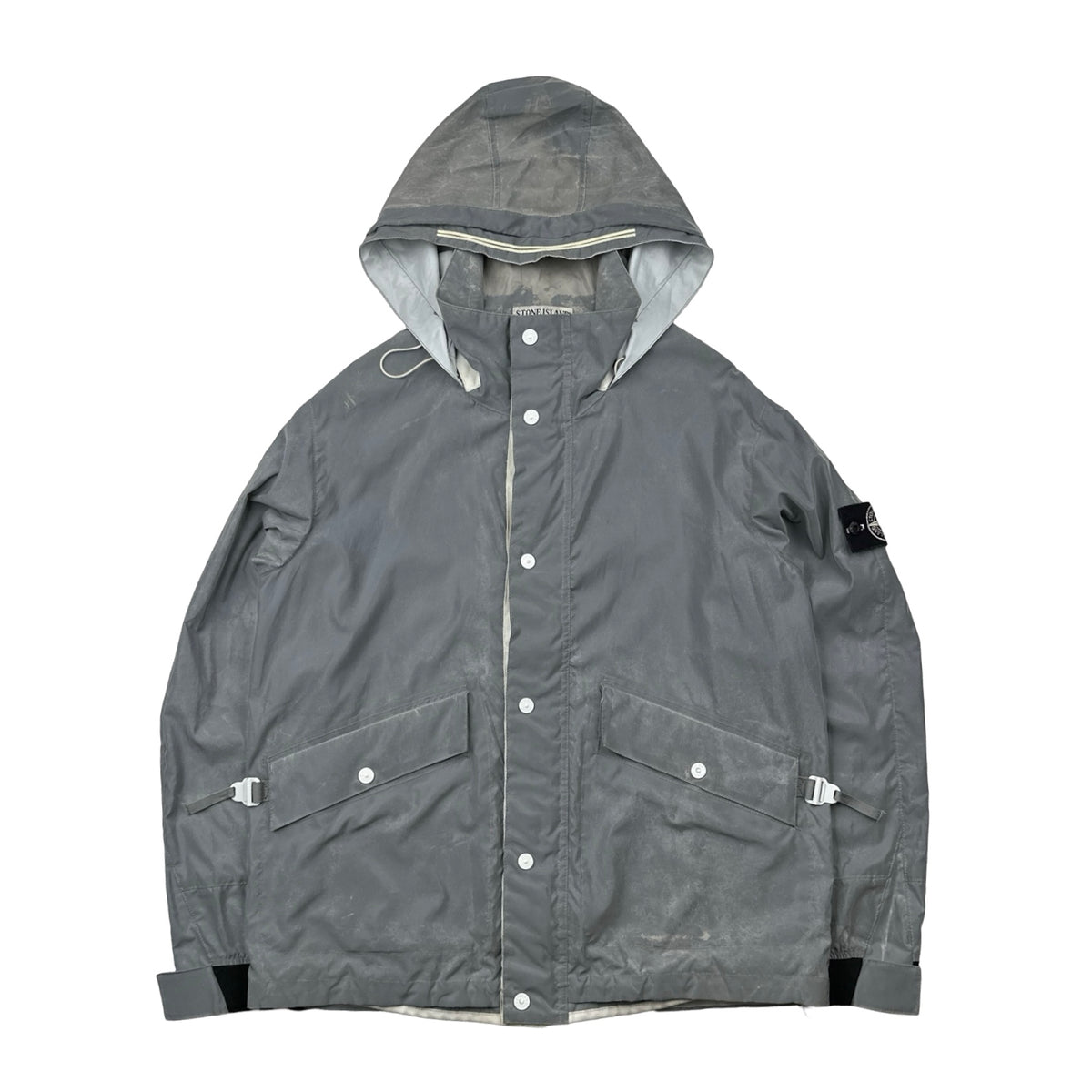 Stone Island 2011 Rare Archive Silver Reflective Jacket - Large – Mat's ...