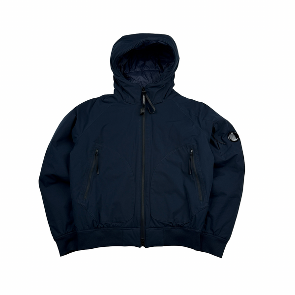 CP Company Navy Pro Tek Hooded Bomber Jacket - Medium – Mat's Island