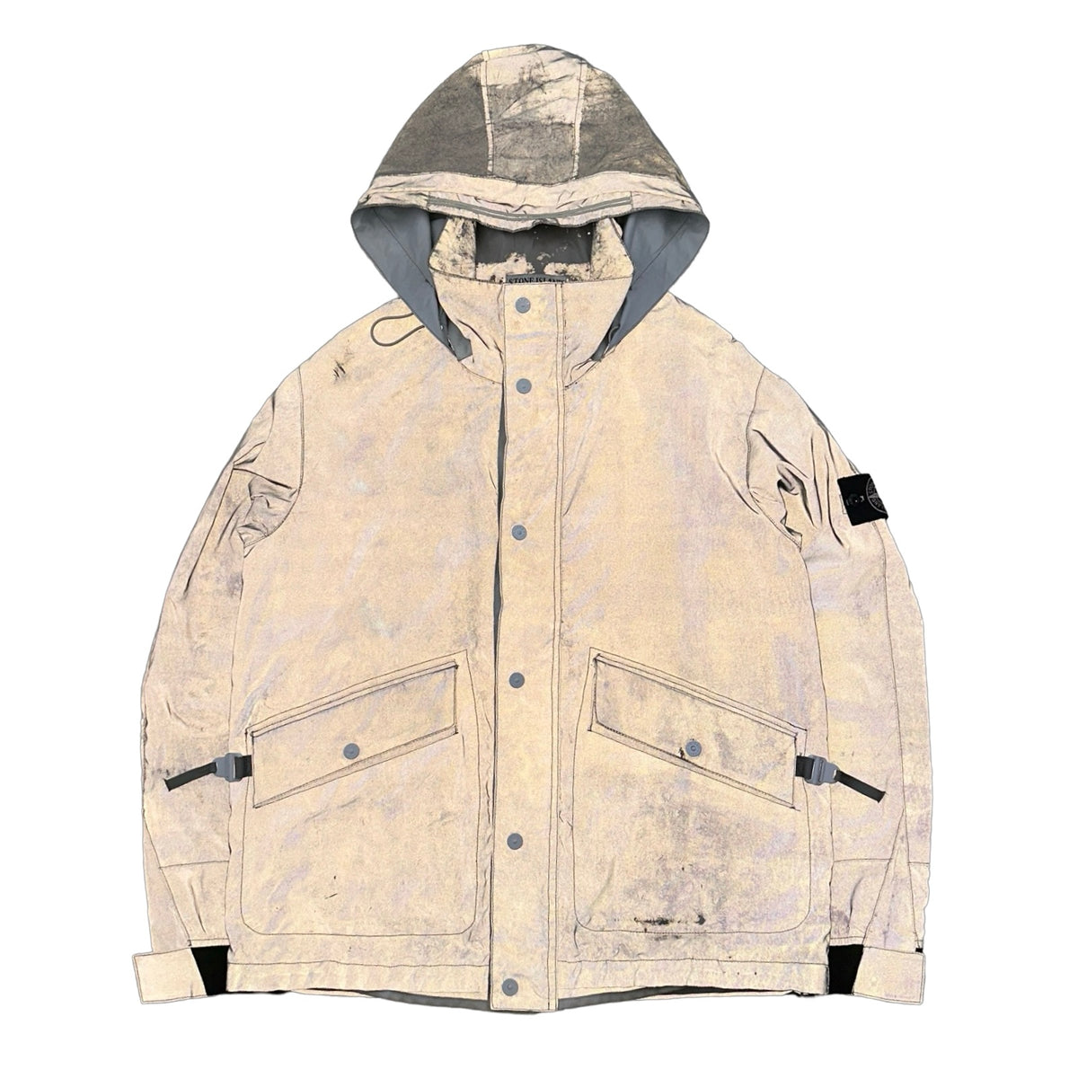 Stone Island 2011 Rare Archive Silver Reflective Jacket - Large – Mat's ...