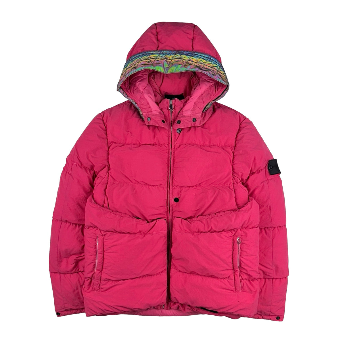 Stone Island 2018 Pink Naslan Light Down Filled Puffer﻿ - Medium – Mat ...