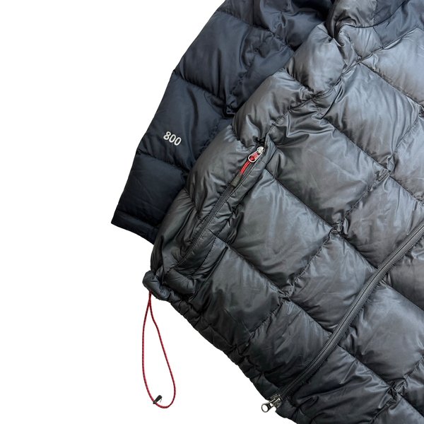 North Face Black/Grey Two Tone Summit Series PerTex Quantum 800 Fill J ...