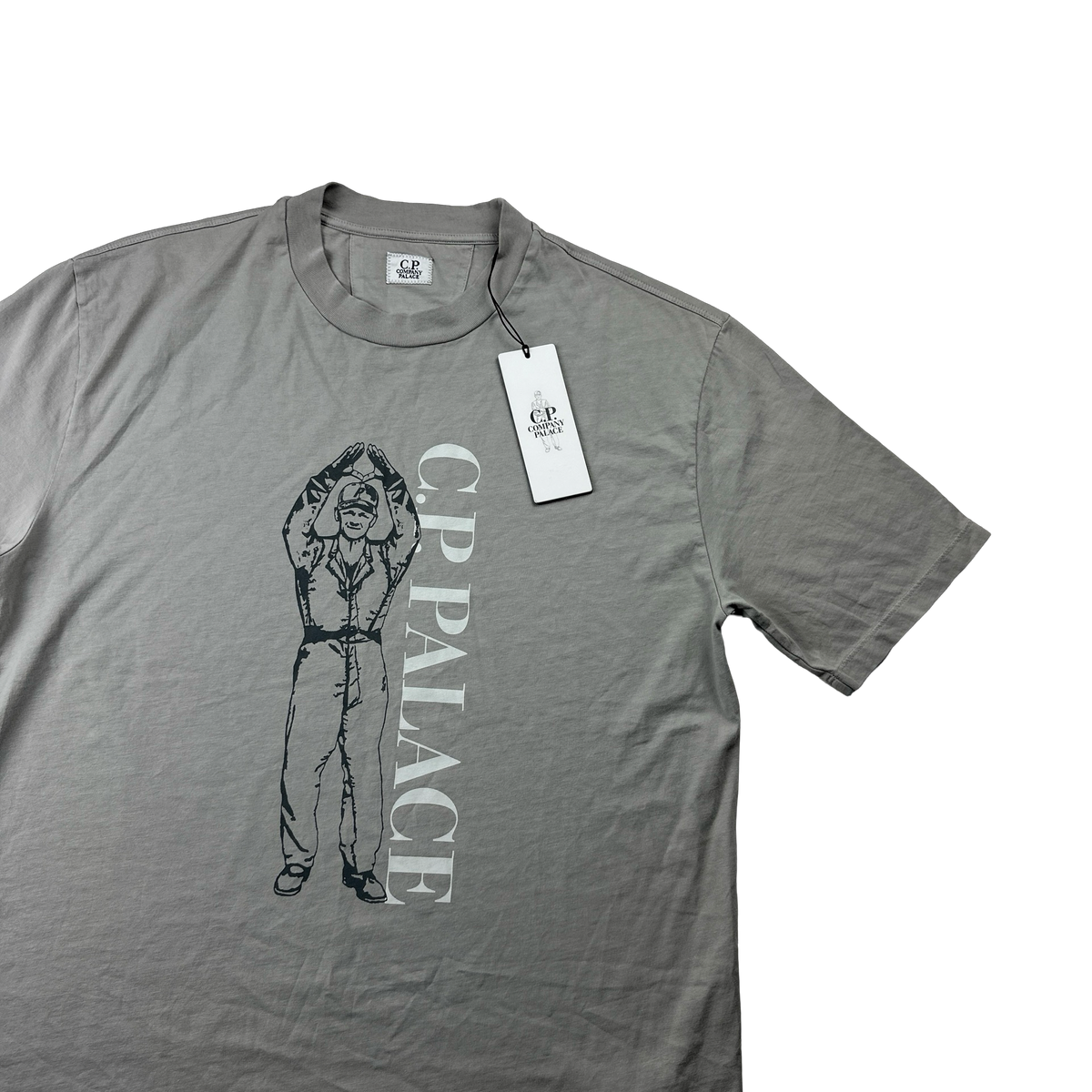 CP Company X Palace Grey Graphic Chester Perry T Shirt - Medium – Mat's ...