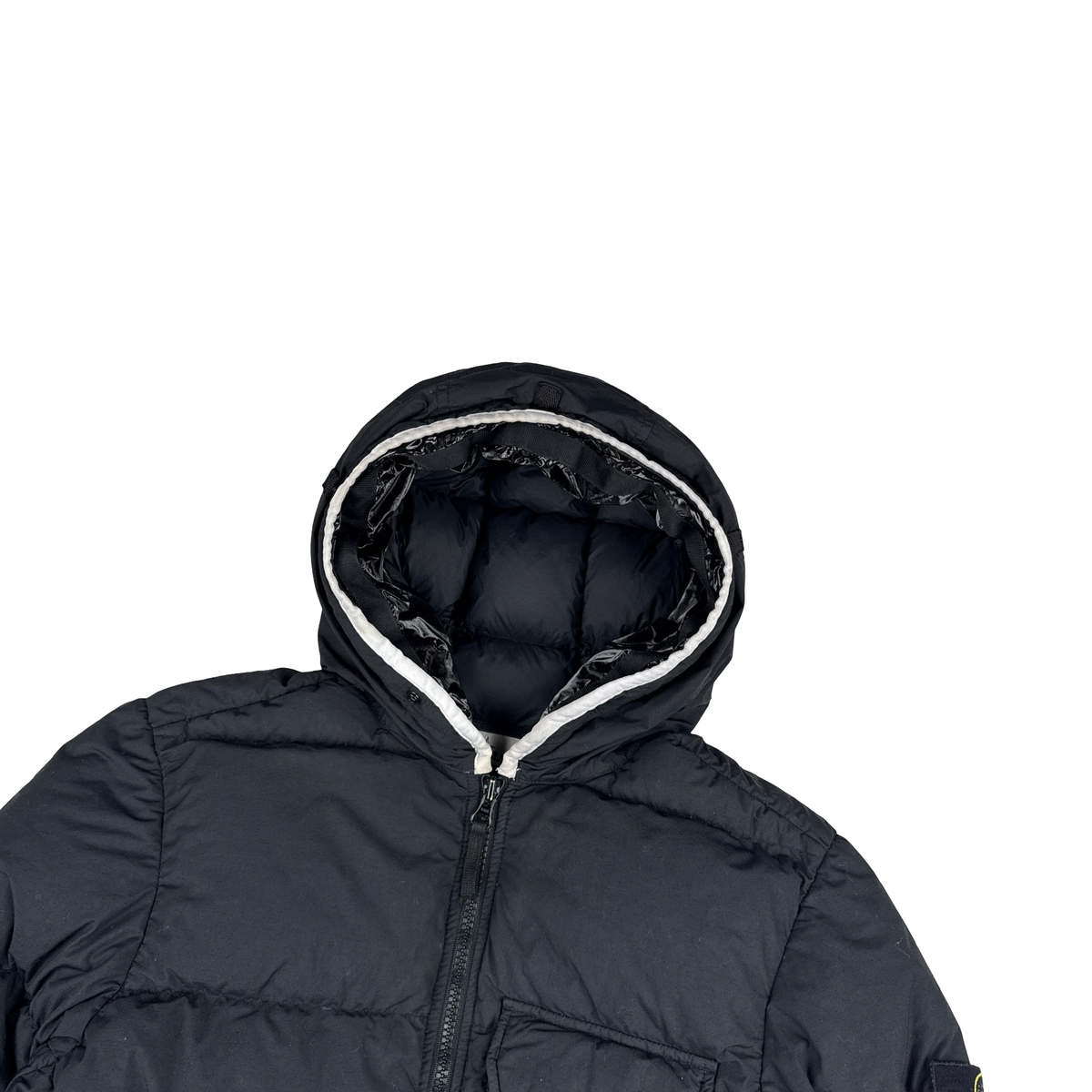 Stone Island Black Naslan Light Watro Down TC Puffer - Medium – Mat's ...