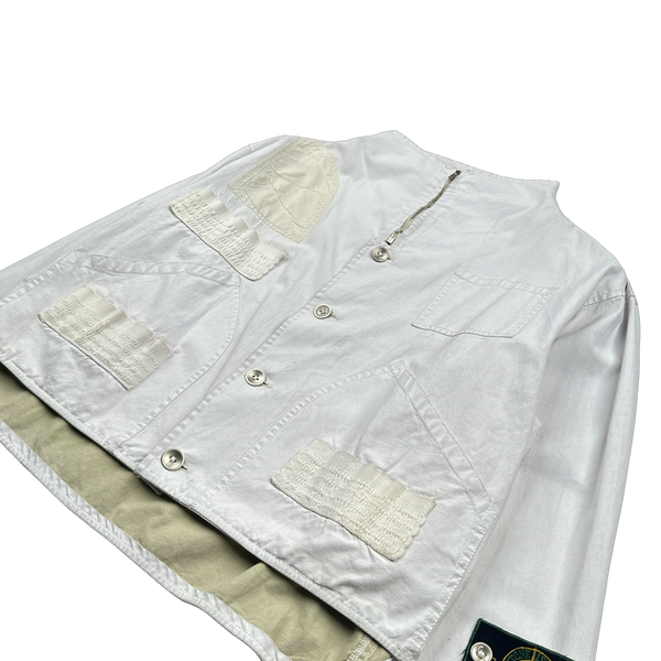 Stone Island 1983 RARE Tela Stella Reflective Poachers Jacket - Medium ...