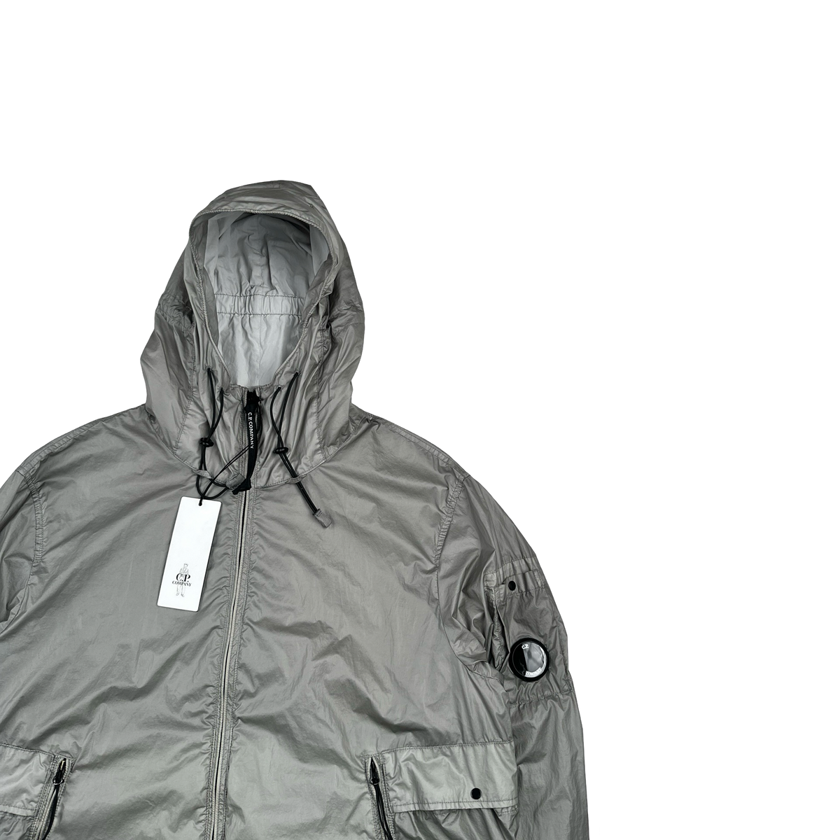 CP Company Grey CS II Lens Viewer Lightweight Jacket - Large – Mat's Island