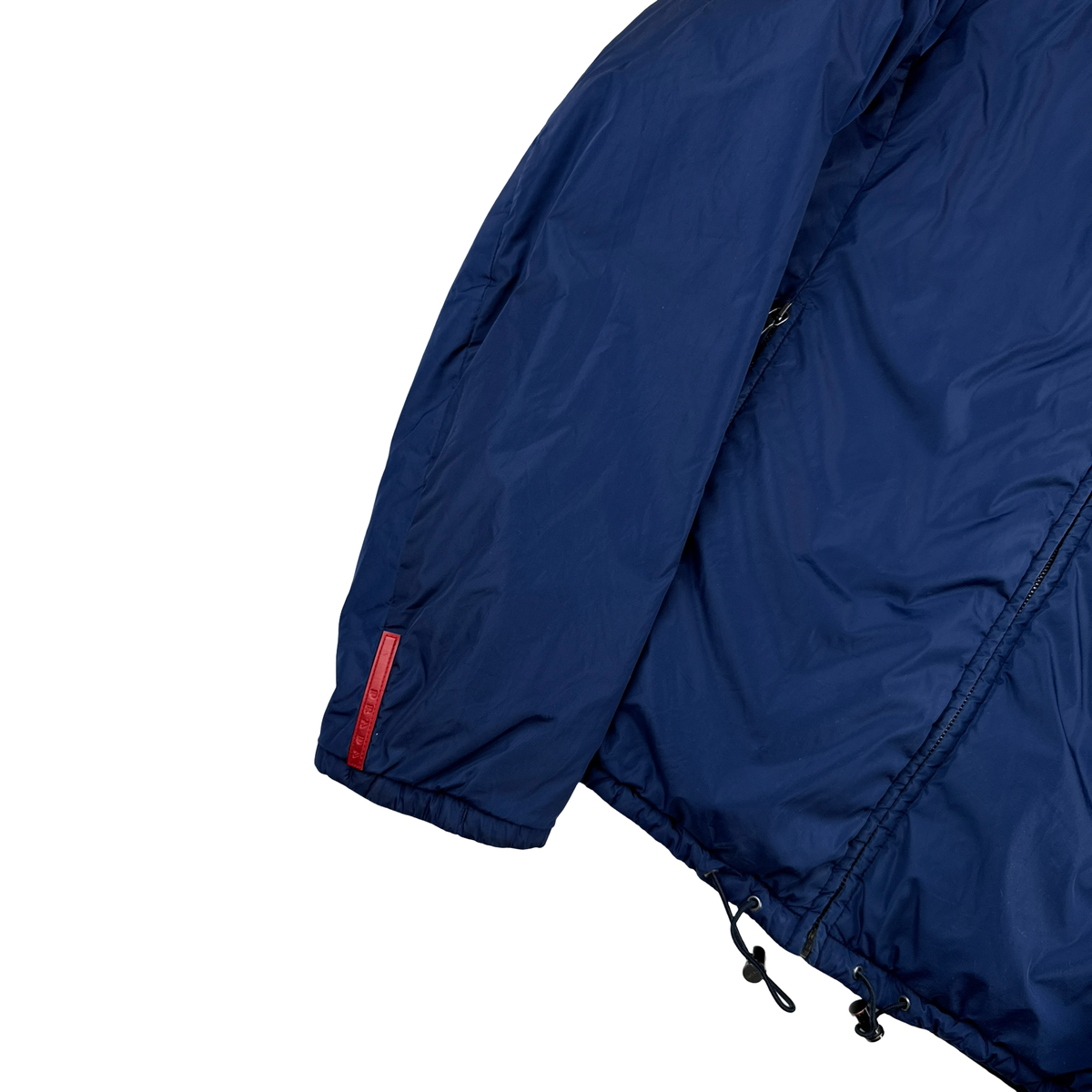 Prada Blue Reversible Red Tab Zipped Jacket - Medium – Mat's Island