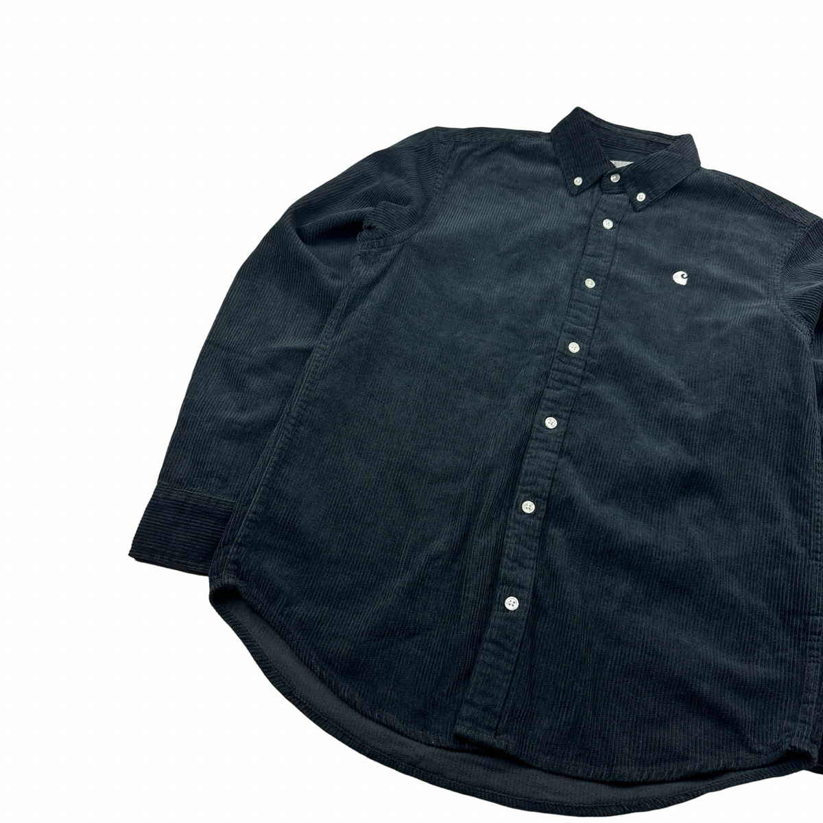 Carhartt WIP Black Corduroy Buttoned Overshirt - Small – Mat's Island