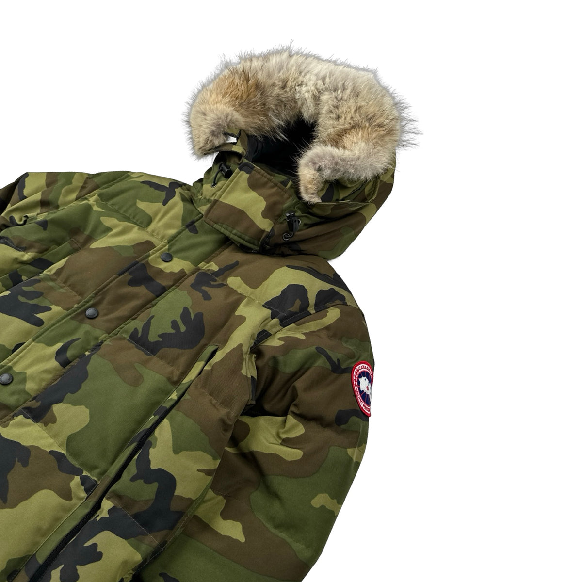 Canada Goose Camo Wyndham Parka Jacket - Small – Mat's Island