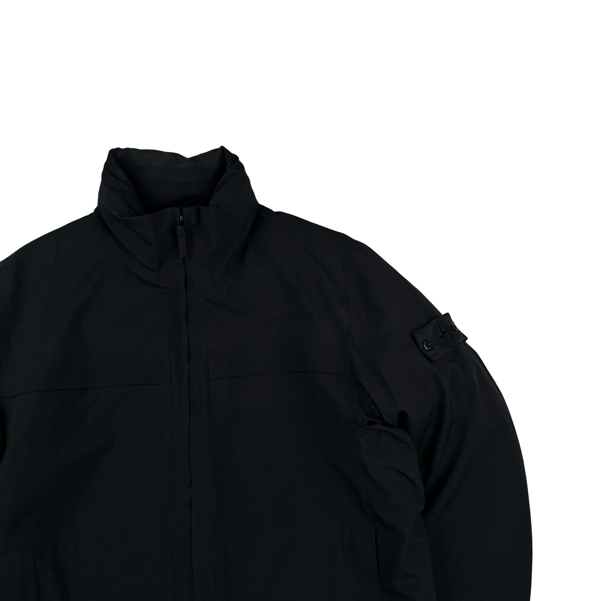 Stone Island 2018 Black Down Filled Tank Shield Ghost Piece Jacket - X ...