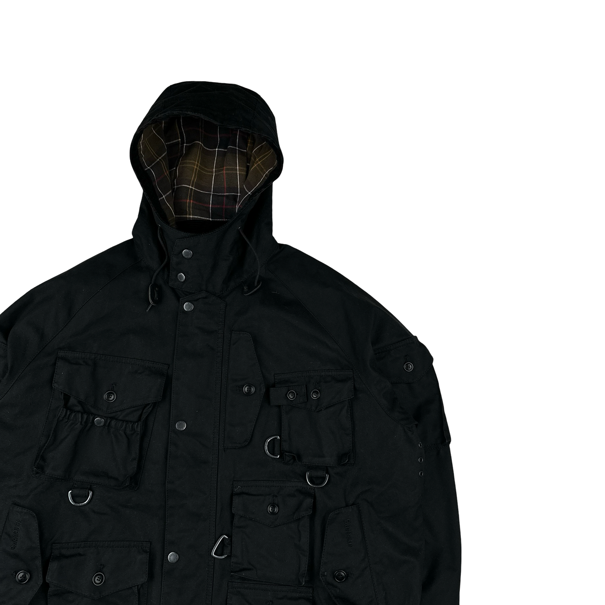 Barbour X Baracuta Multi Pocket Shotgun Pocket Cotton Wax Jacket - Lar ...