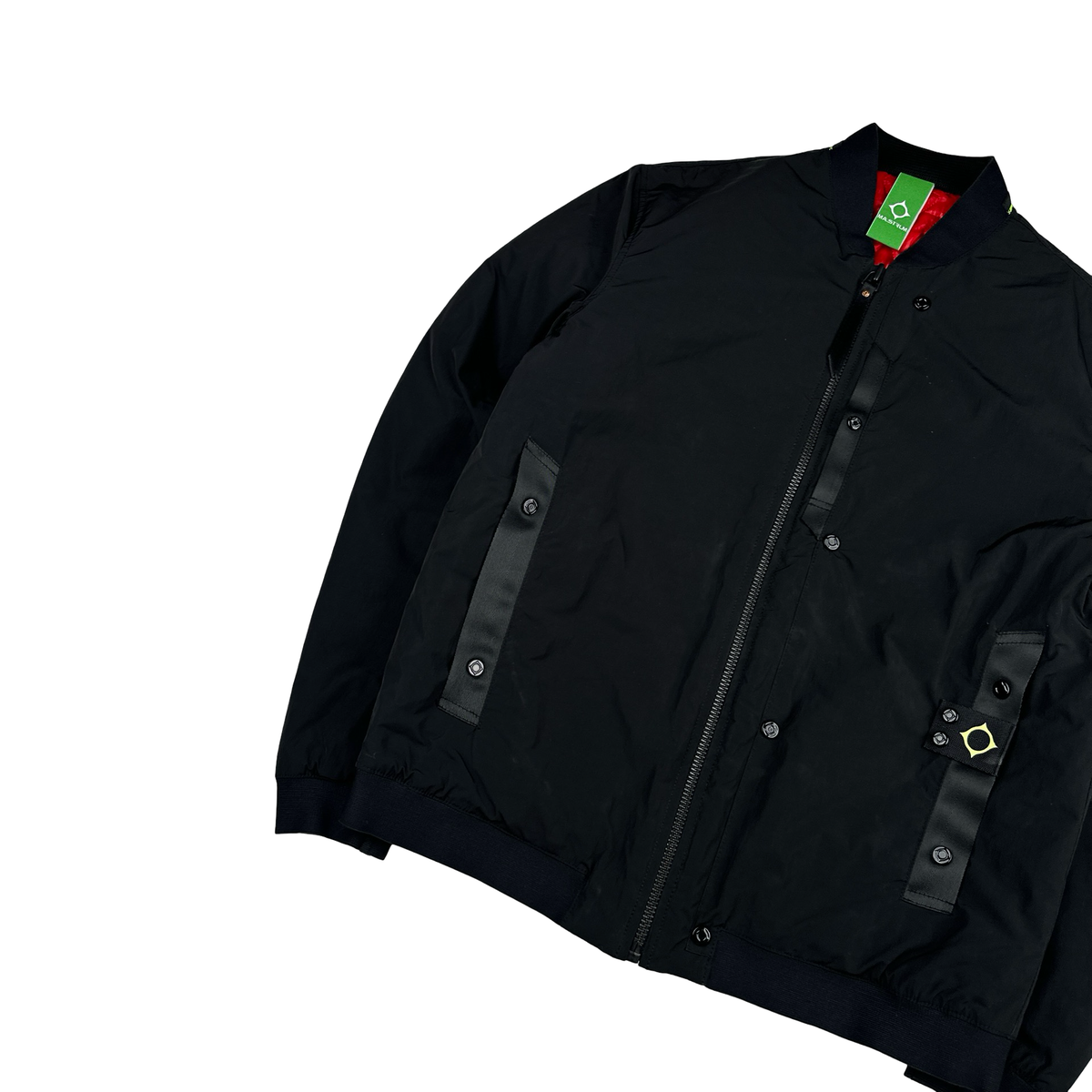Ma Strum Black Multi Pocket Bomber Jacket - Small – Mat's Island
