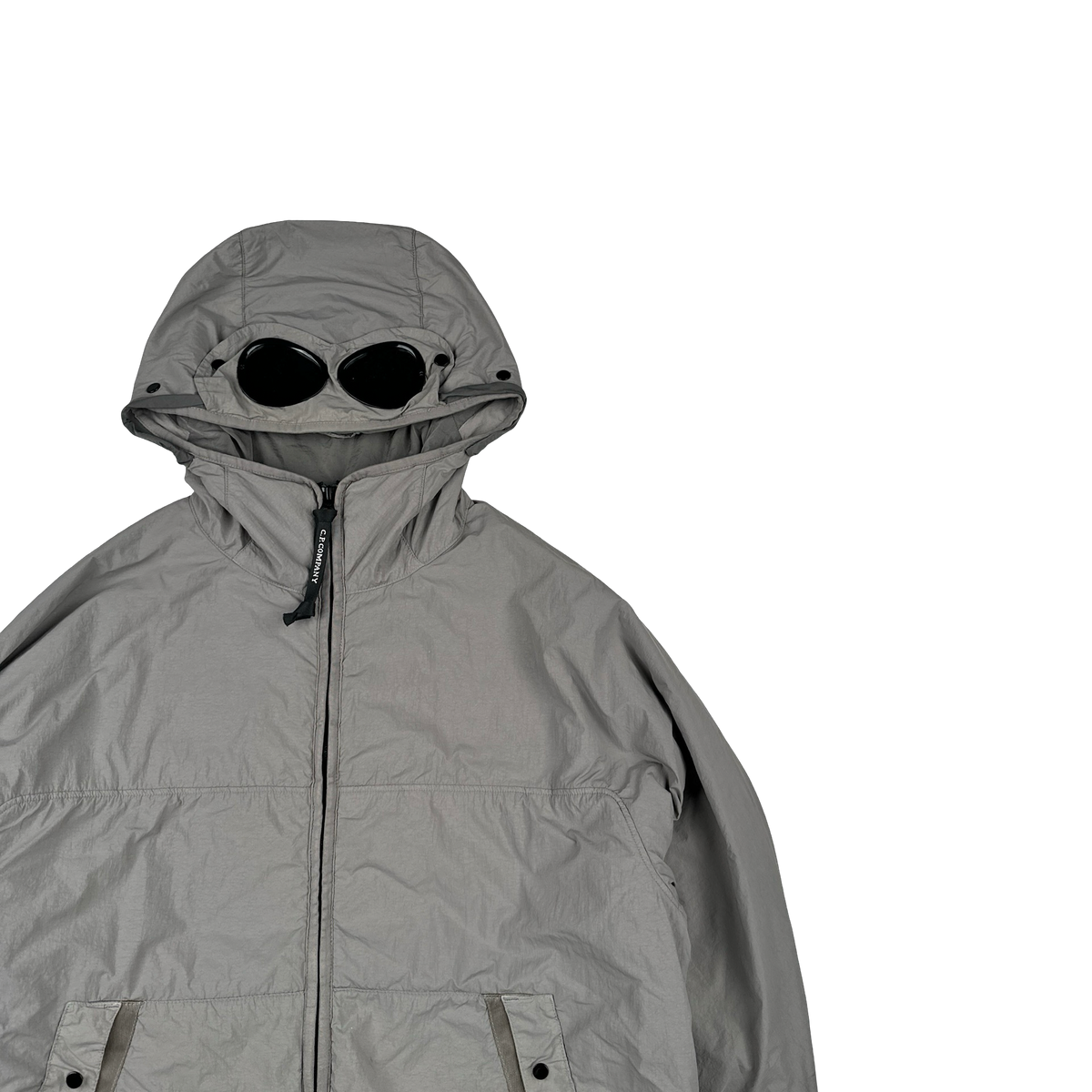 CP Company GDP Grey Polartec Nylon Goggle Jacket - XL – Mat's Island