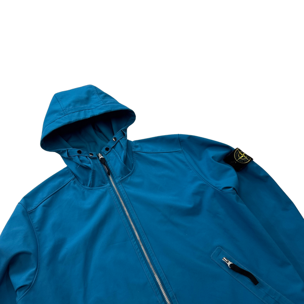 Stone Island 2018 Light Blue Soft Shell Jacket - Medium – Mat's Island