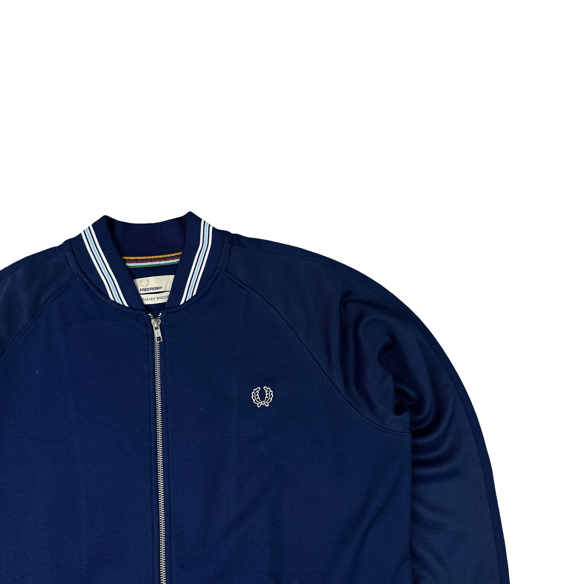 Fred Perry Blue Zipped Tracksuit Jacket - Large – Mat's Island