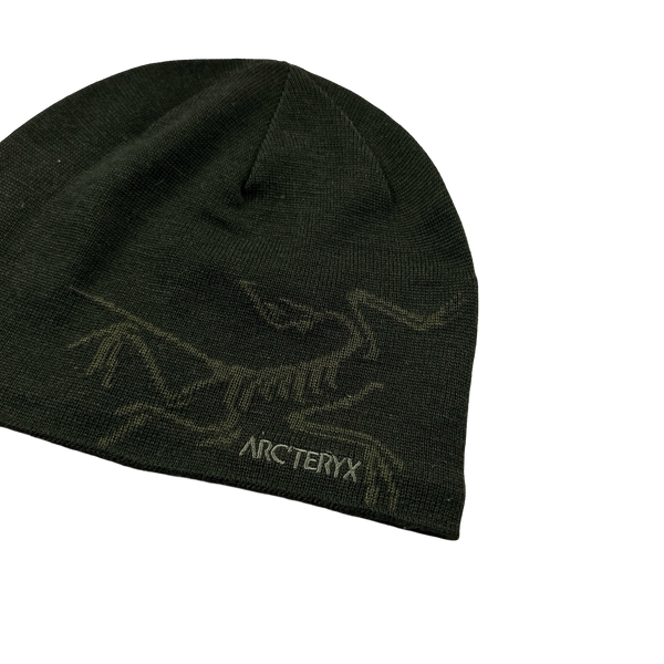 Arcteryx Green Two Tone Spellout Beanie – Mat's Island