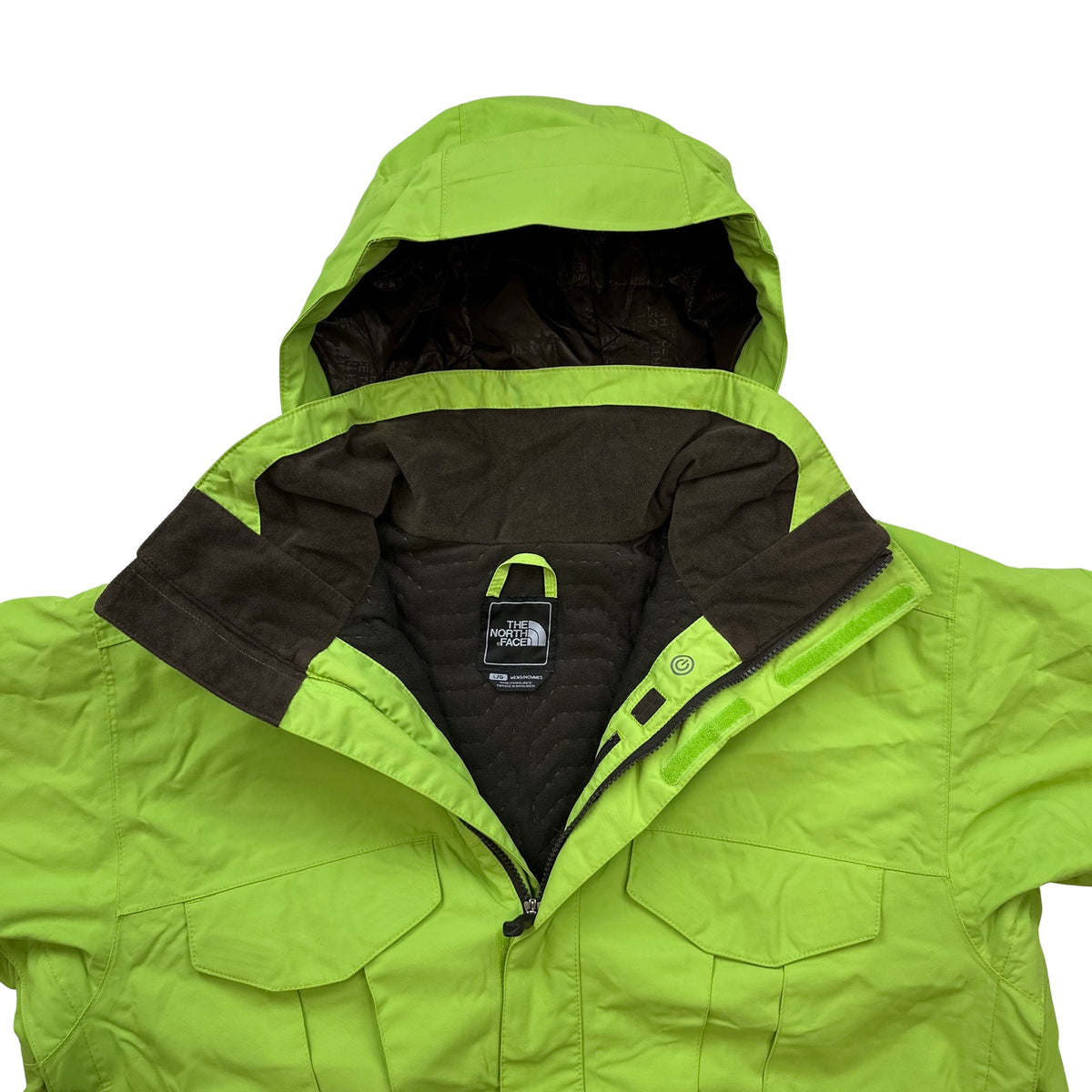North Face Green HyVent Waterproof Jacket - Large – Mat's Island
