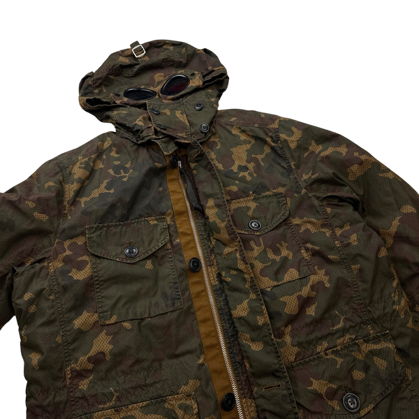 CP Company Camo La Mille Goggle Padded Parka Down Jacket - XL – Mat's ...