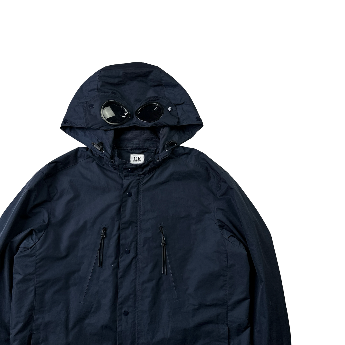 CP Company Navy Micro M Goggle Jacket - Large – Mat's Island