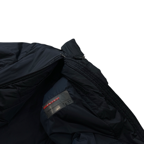 Prada Navy Nylon Black Label Padded Jacket - XL – Mat's Island