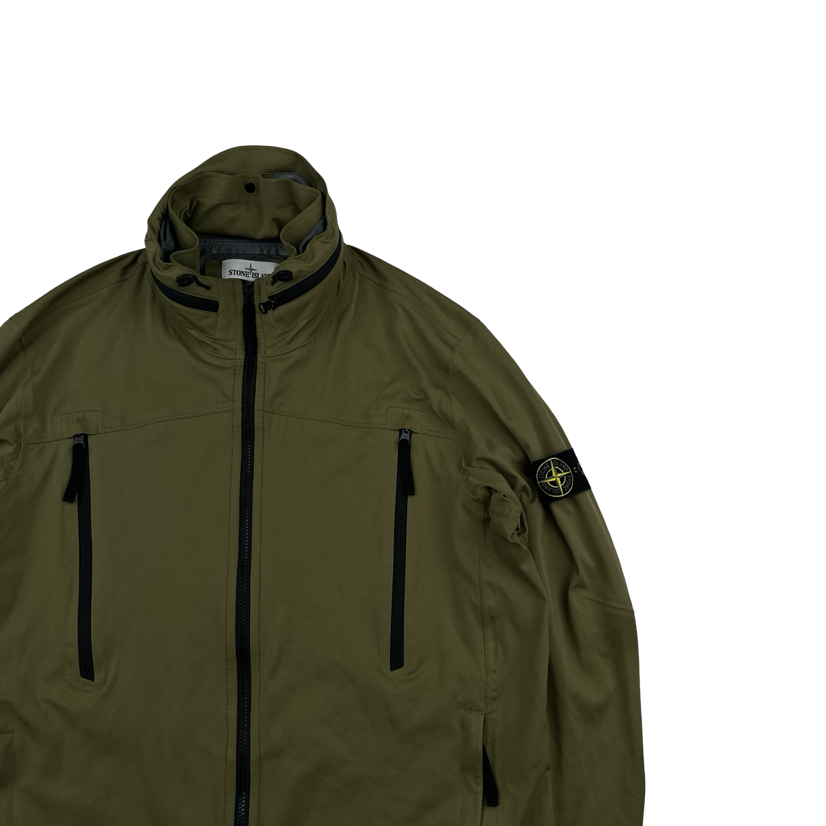 Stone Island 2017 Green Light Soft Shell Check Grid Jacket - XXL – Mat ...