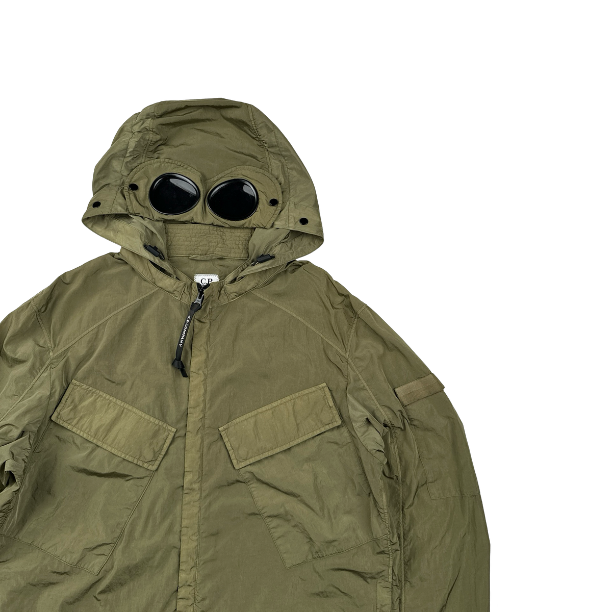 CP Company Khaki Green Chrome Goggle Jacket - Medium – Mat's Island