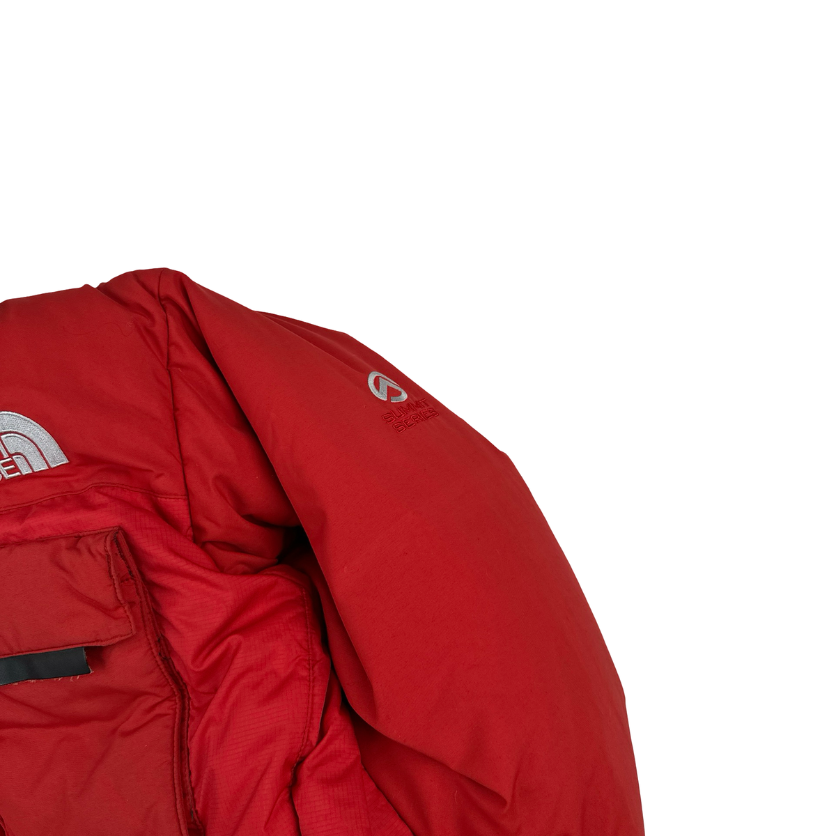 North Face Red Summit Series 700 Down Hooded Puffer Jacket - Medium ...