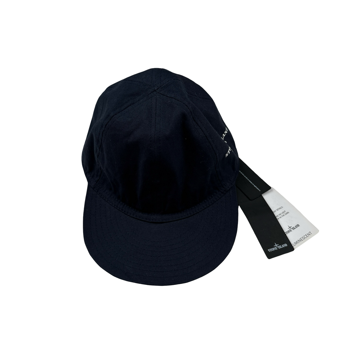 Stone Island Blue Marina Luminescent Spellout Cap - Large – Mat's Island