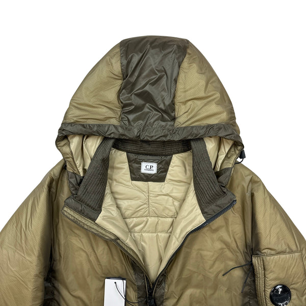 CP Company Khaki Outline Padded Puffer Jacket - Large – Mat's Island