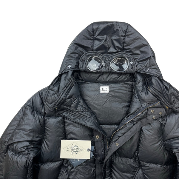 CP Company Black D D Shell Down Filled Goggle Puffer Jacket - XXL – Mat ...