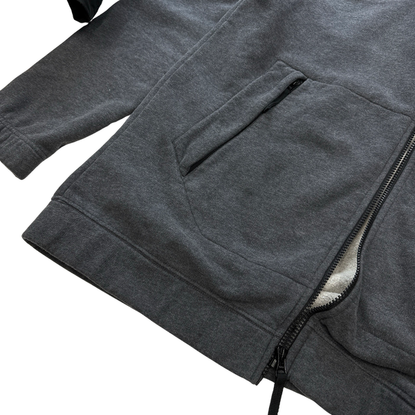 Stone Island Dark Grey Heavyweight Zipped Hoodie - XL – Mat's Island
