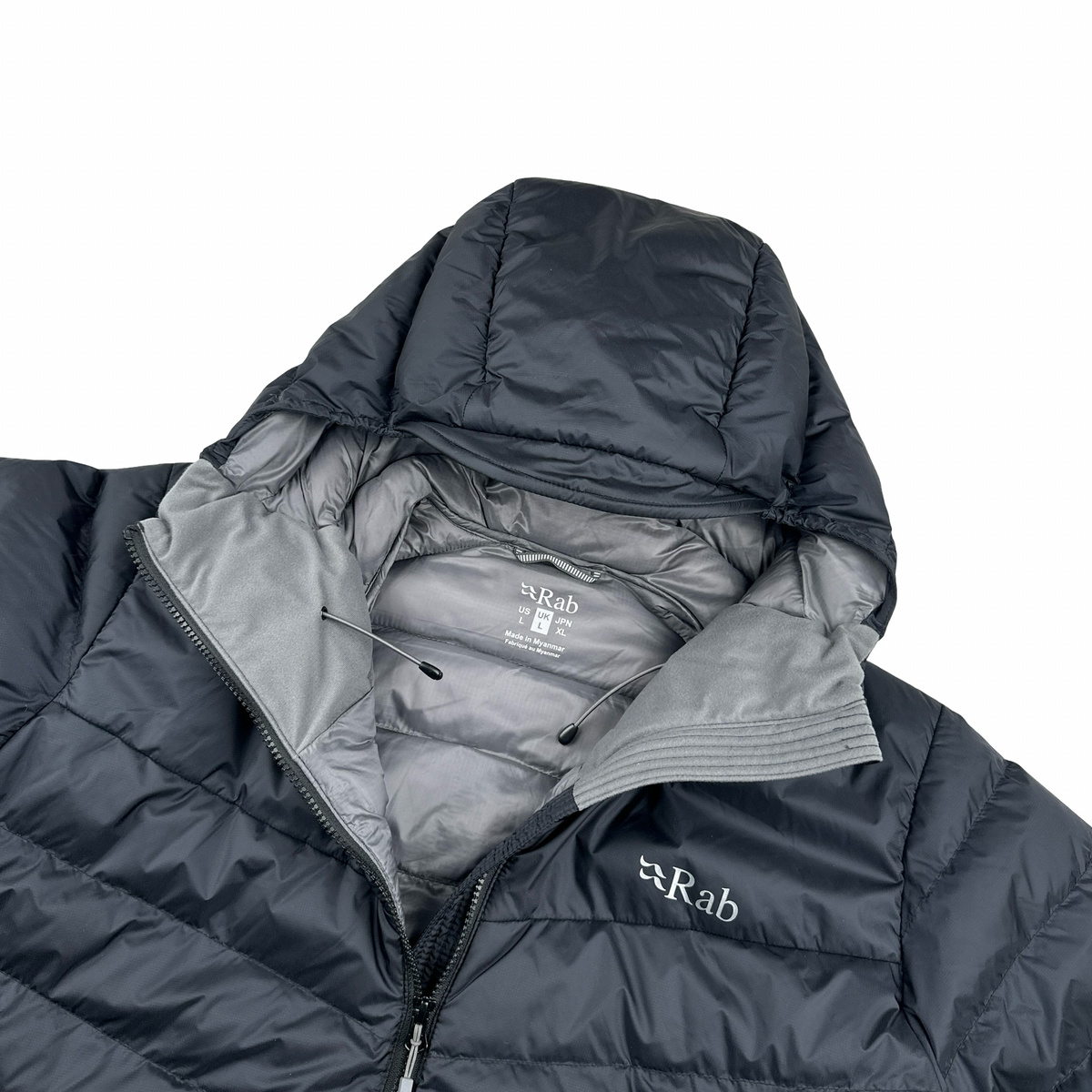 RAB Black Pertex Primaloft Down Zipped Puffer Jacket - Large – Mat's Island
