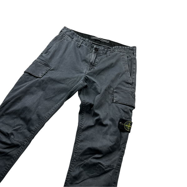 Stone Island Grey SK Cotton Cargos - 32" – Mat's Island