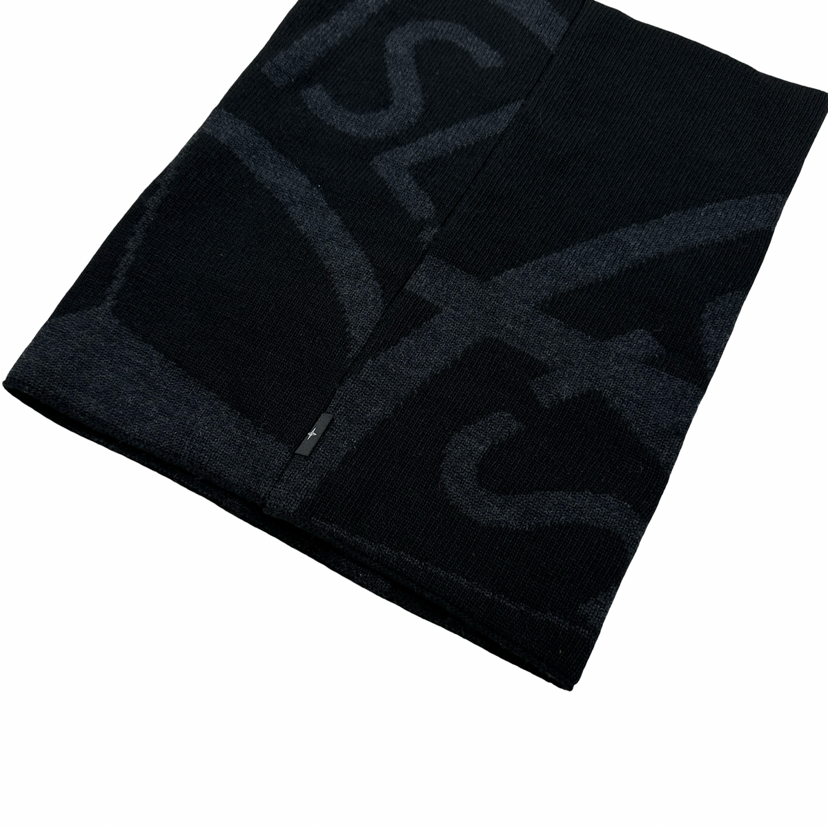 Stone Island Wool Blend Mixed Yarn Graphic Snood Scarf – Mat's Island