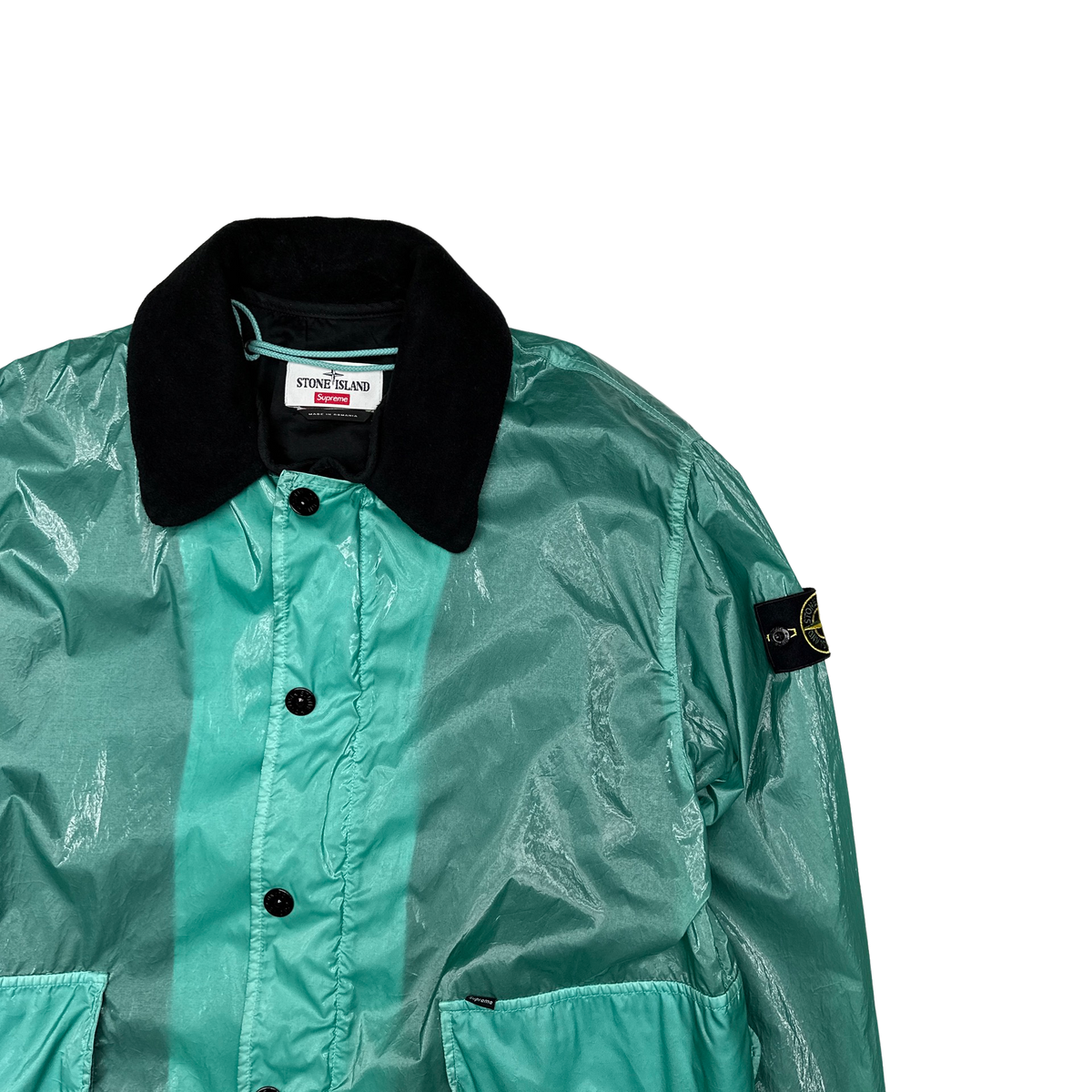 Stone Island x Supreme Teal New Silk Dutch Rope Jacket – Mat's Island